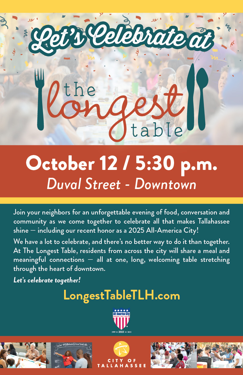 Celebrate Tallahassee at The Longest Table | News Archive | Talgov.com